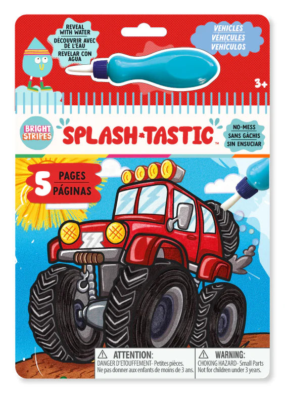Splash-Tastic Water Reveal Magic Pad- Vehicles – Songbird Baby & Kids